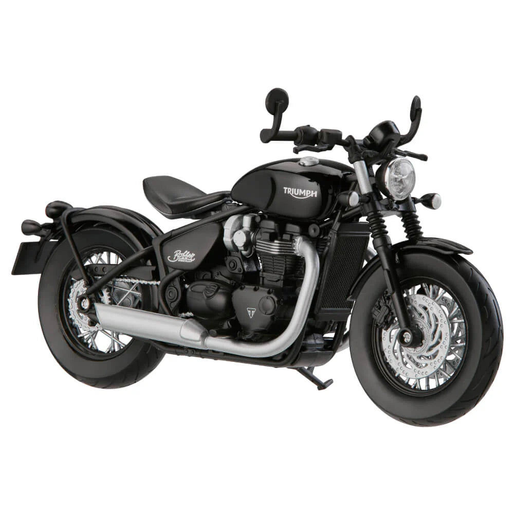 Triumph Bonneville Bobber Black 1 12 Scale Diecast Model by Welly