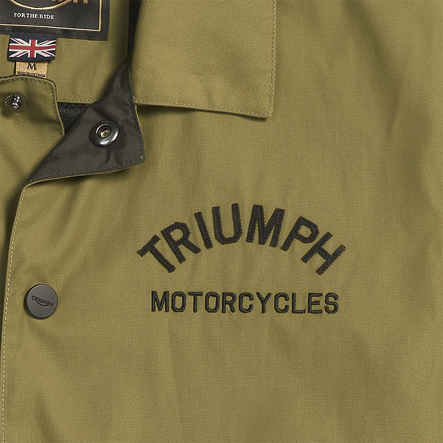 Triumph Carter Coach Jacket - Khaki/Black – LIND
