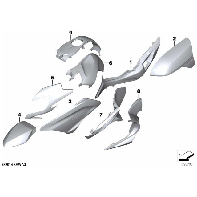 R1250RT 2013-2021 Mars Red Left Covering - 46548549619 – LIND
