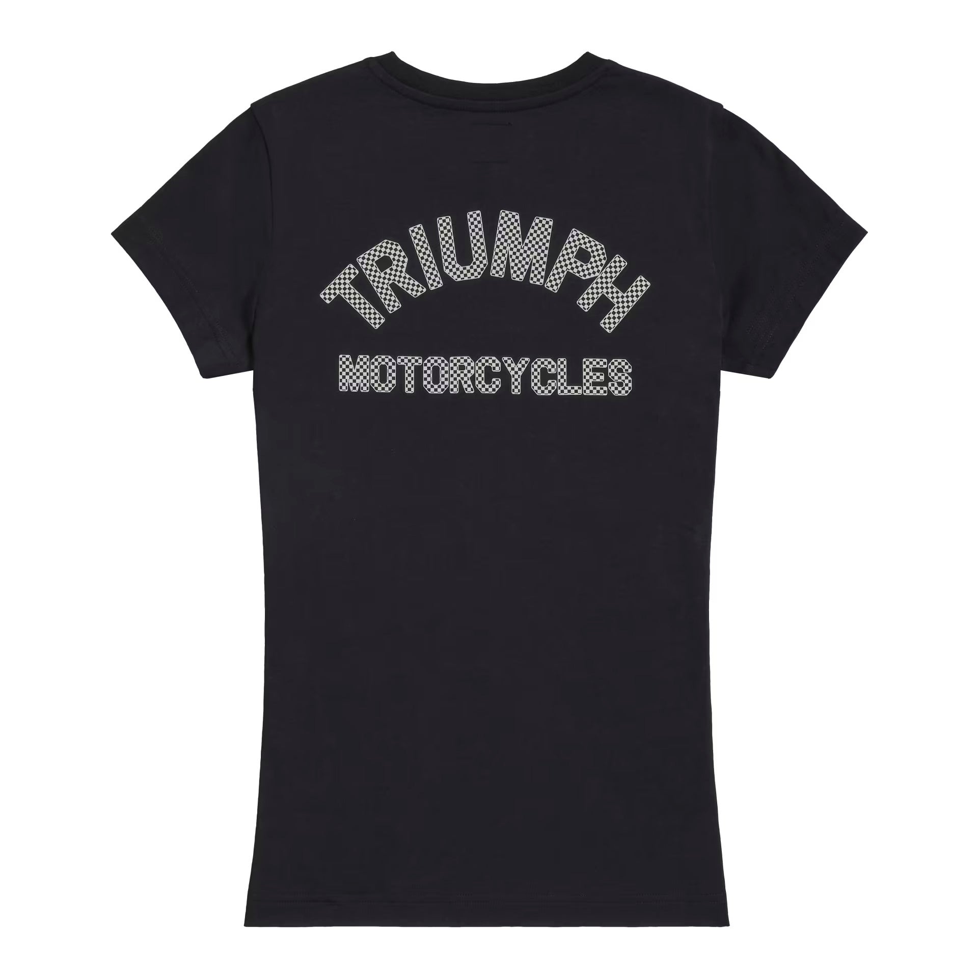 Triumph Ladies Sydney T-Shirt Jet Black / Checkerboard – LIND