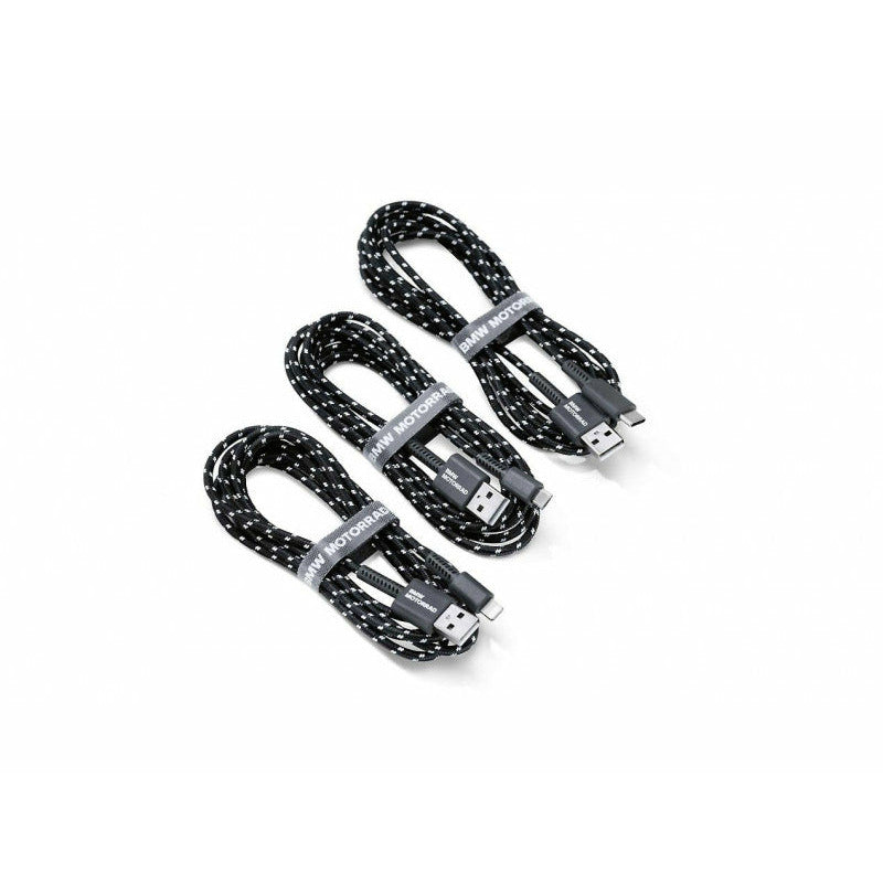 BMW Motorrad USB Cable 3 Pack Set (Lightning / USB C / Micro USB) – LIND