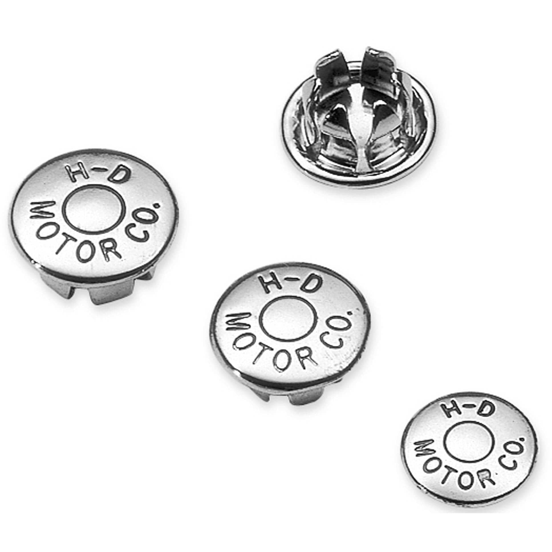 Harley-Davidson® Chrome H-D® Motor Co. Logo Allen Hole Plugs – LIND