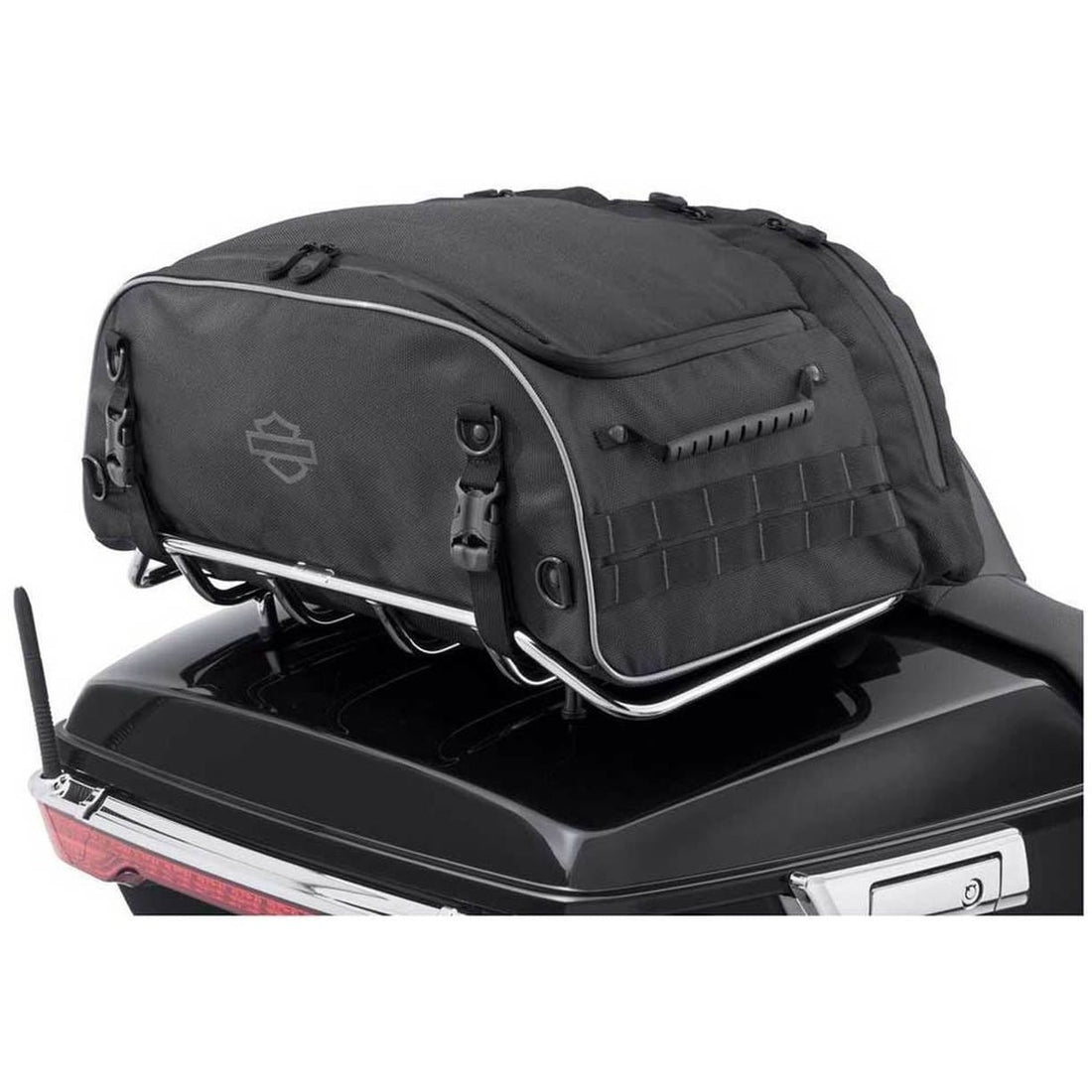 Harley-Davidson® Onyx Premium Luggage Collapsible Tour-Pak Rack Bag – LIND