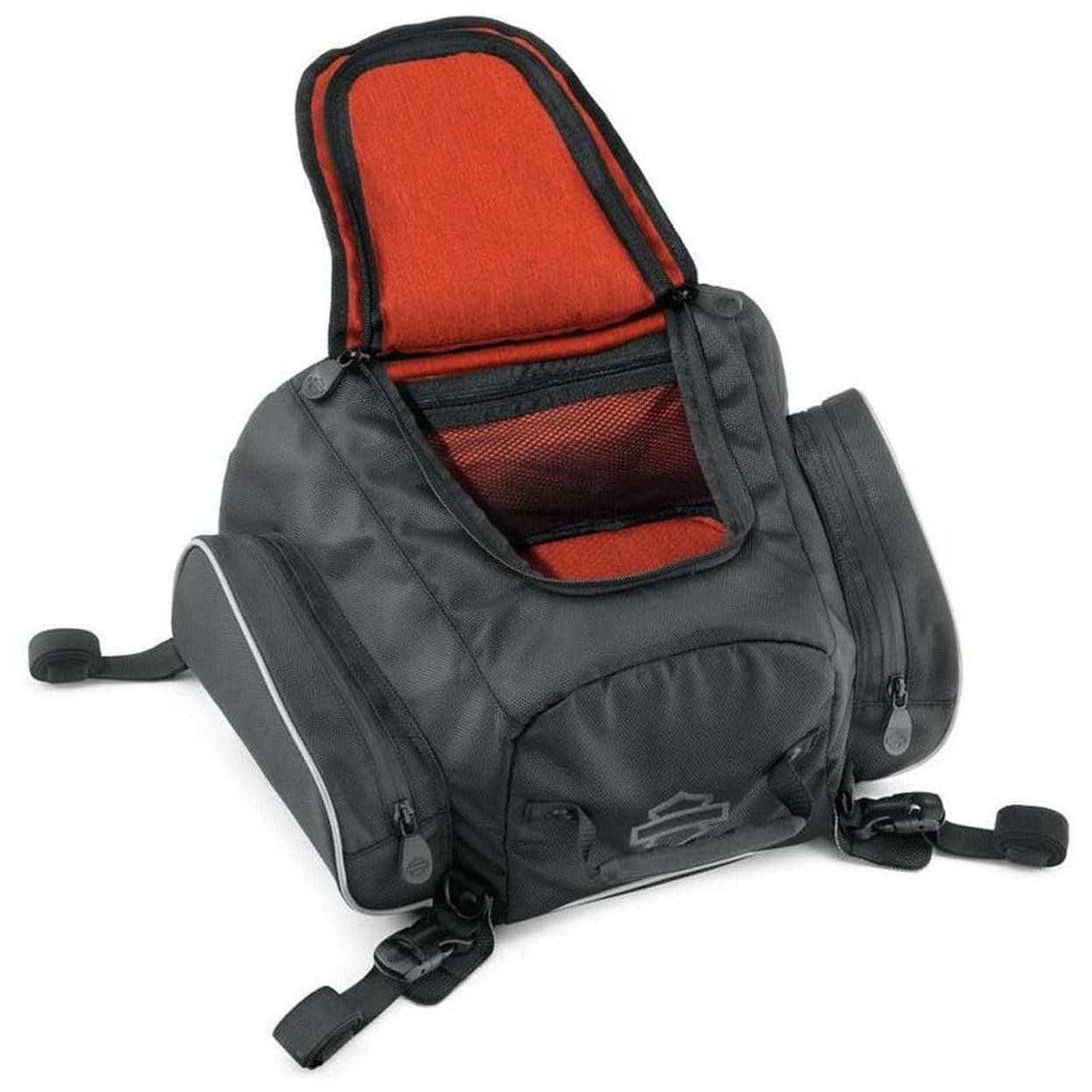 Harley-Davidson® Onyx Premium Luggage Tail Bag, Fits Passenger Pillion ...