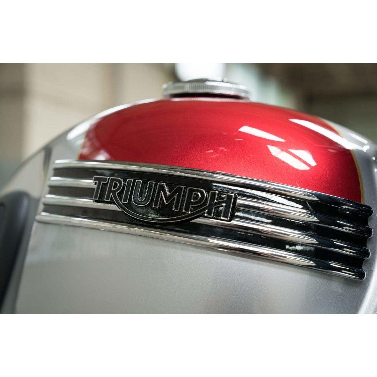 Triumph 4 Bar Tank Badge - Chrome – LIND